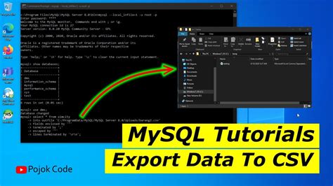 Mysql Tutorials Cara Export Data Menjadi File Csv Youtube