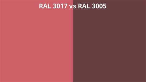 Ral 3017 Vs 3005 Ral Colour Chart Uk