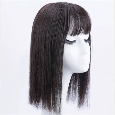 Hair Extension Wig Replacement Block 3d Air Bangs Wig Piece Woman For