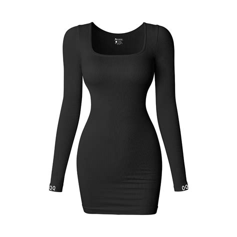 Spring Dresses Short Sleeve Square Neck Dress Womens Fashion Solid Half Sleeve Pleated Dresses