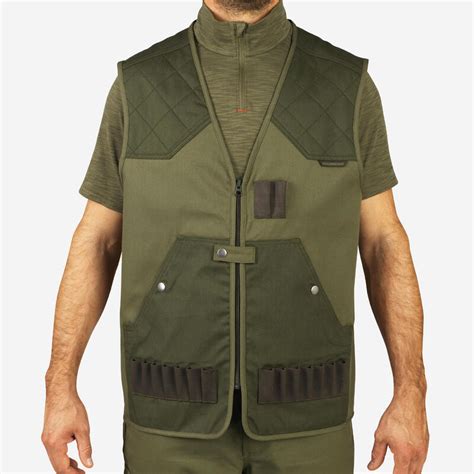 Жилет для охоты 100, зеленый - Decathlon