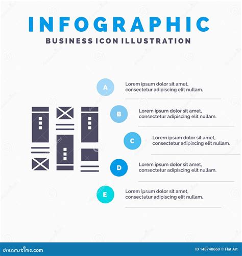 Wire Framing Sketching Wireframe Idea Infographics Presentation Template 5 Steps