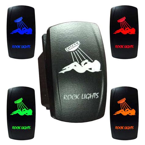 V Automotive Dash Rocker Switch Carling Etched Sexy Girl Rock Lights