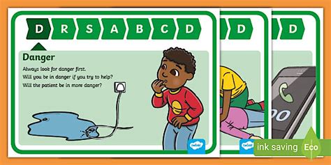 Drs Abcd Posters First Aid Teaching Teacher Made