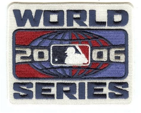 2006 World Series Official Sleeve Patch Vintage Detroit Collection