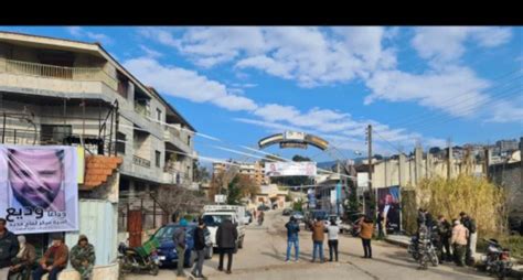 كفرون بسوريا تستعد لاستقبال جثمان وديع جورج وسوف فيديو وصور