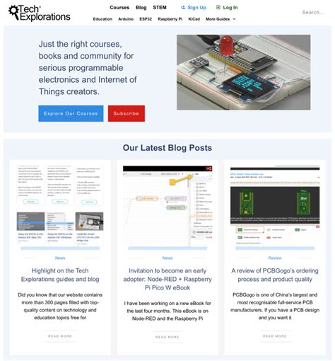 Become A Sponsor Tech Explorations