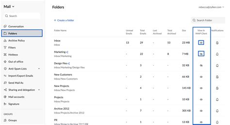 Zoho Mail Imap And Smtp Configuration Details