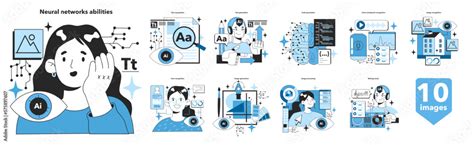 Neural Network Abilities Set Self Learning Computing System Processing