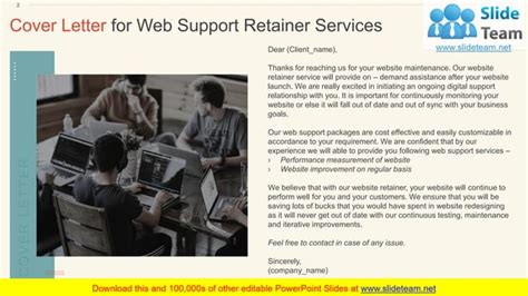 Web Support Retainer Proposal Template Powerpoint Presentation Slides Pdf Web Hosting Internet