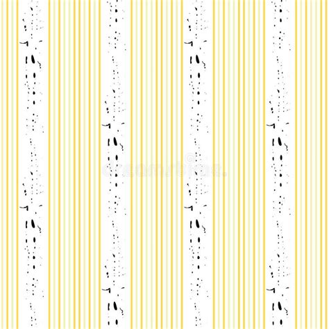 Monochrome Seamless Pattern With A Simple Abstract Drawing Vector Stock Vector Illustration