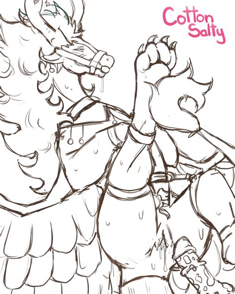 Rule 34 Absurd Res Commissioner Cottonsalty Dragon Female Fluid Body Fur Furred Dragon Furry