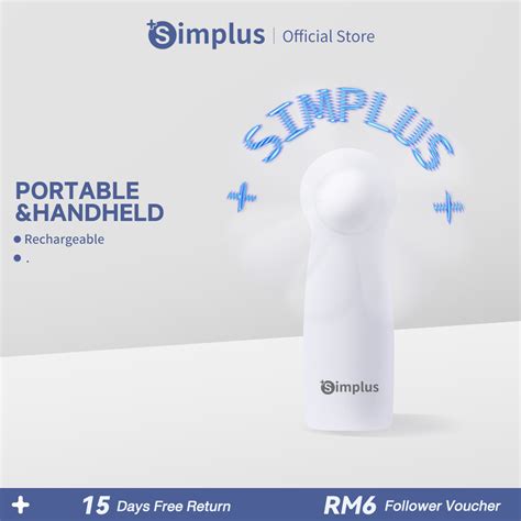 Simplus Mini Handheld Usb Charging Fan Shopee Malaysia