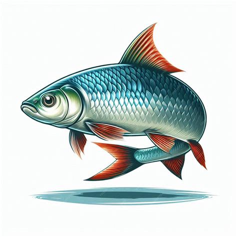Premium Vector Roach Fish Vector Cartoon Illustration