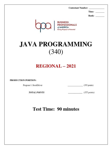 340 Java Programming R 2021 Pdf Programming Computer Program
