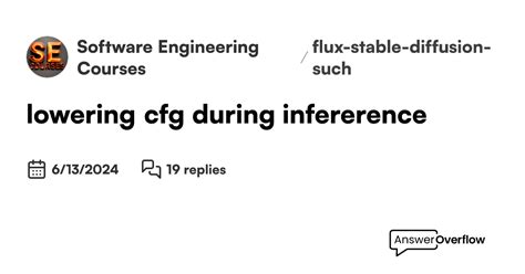Lowering Cfg During Infererence Software Engineering Courses Secourses