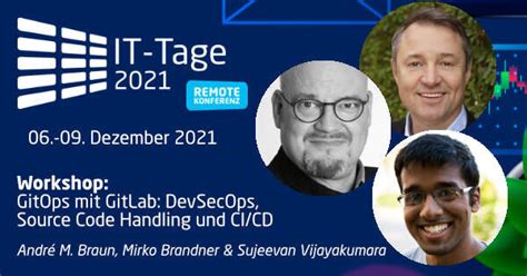 Gitops Mit Gitlab Devsecops Source Code Handling Und Cicd It Tage 2021