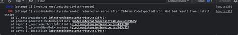 Error Got Bad Result From Install Script After A Successfull Auth