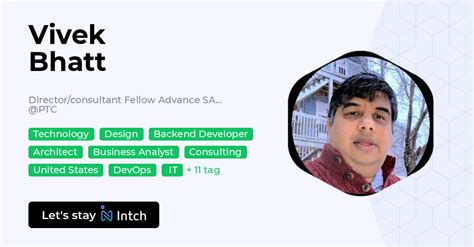 Vivek Bhatt Directorconsultant Fellow Advance Saas Services Ptc Intch