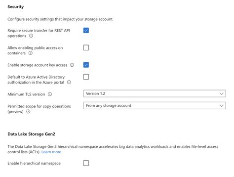 Azure Blob Storage Staging Bucket