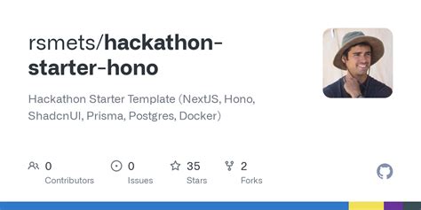Github Rsmetshackathon Starter Hono Hackathon Starter Template