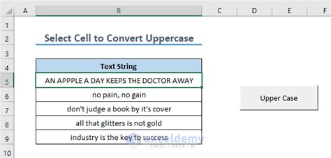 How To Use Vba Ucase Function In Excel 4 Examples