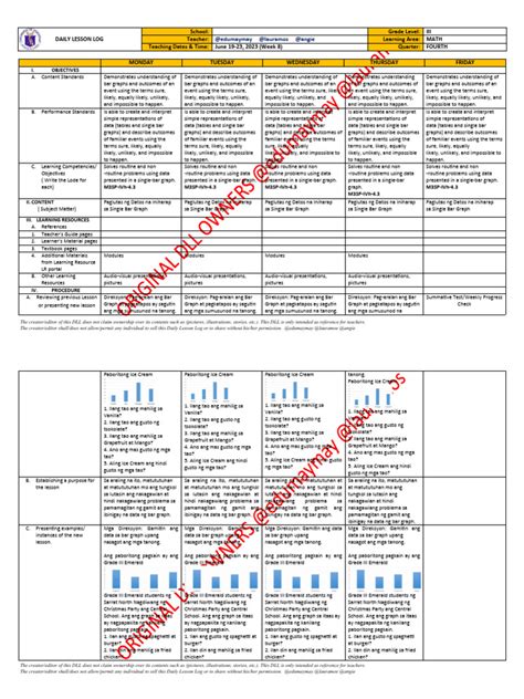 Dll Math 3 Q4 W8 Solves Routine And Non Routine Problems Using Data Prsented In A