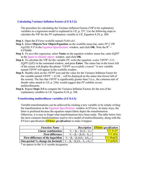 Multicollinearity Pdf Business Accounting And Finance Business
