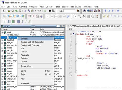 使用modelsim进行verilog仿真（包含testbench编写）verlog 仿真 Csdn博客