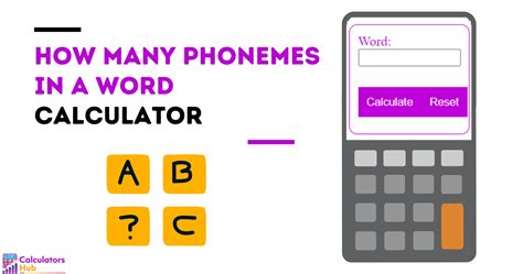 How Many Phonemes In A Word Calculator Online