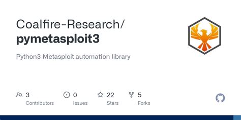 Github Coalfire Researchpymetasploit3 Python3 Metasploit Automation Library