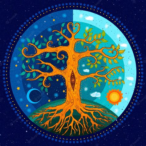Download Tree Of Life Drawing Wallpaper