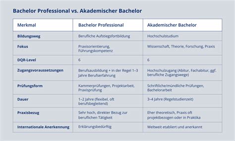 Bachelor Professional Definition Einordnung And Relevanz