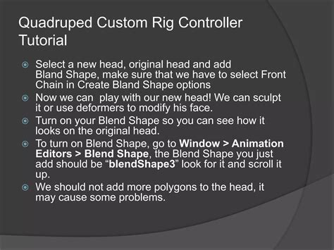 character rigging animation tutorial with custom rigg controller pptx computer animation