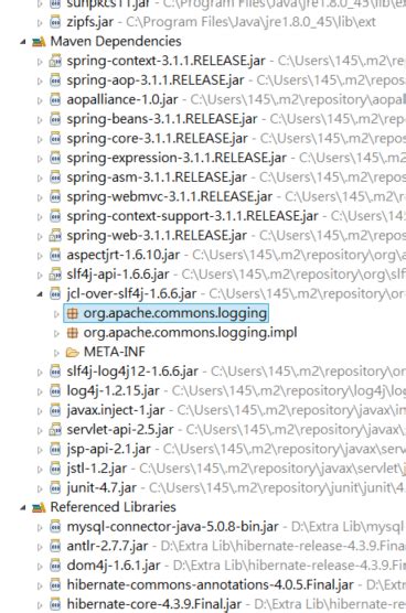 Java Spring Mvc Project Cannot Use Hibernate Stack Overflow