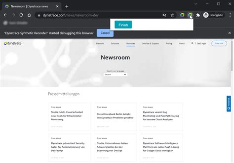 Record A Browser Clickpath — Dynatrace Docs