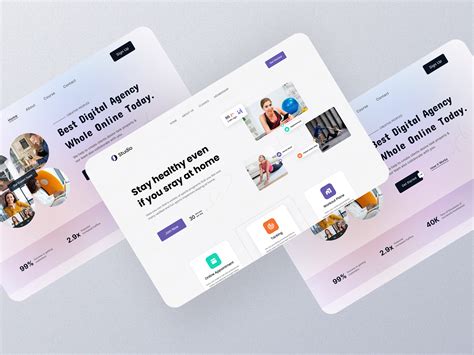 Website Header Design Behance