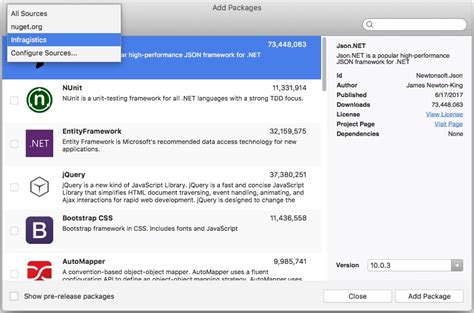 Infragistics Nuget Feed Infragistics Xamarinforms™ Help