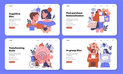 Cognitive Bias Flat Royalty Free Vector Image Vectorstock