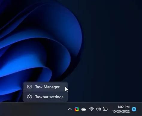 How To Enable Task Manager In Taskbar Context Menu On Windows 11 22H2