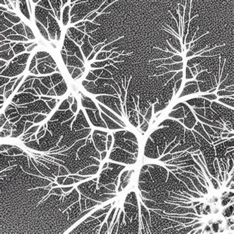 Neurons And Dendrites Seen Through Scanning Electron Stable Diffusion