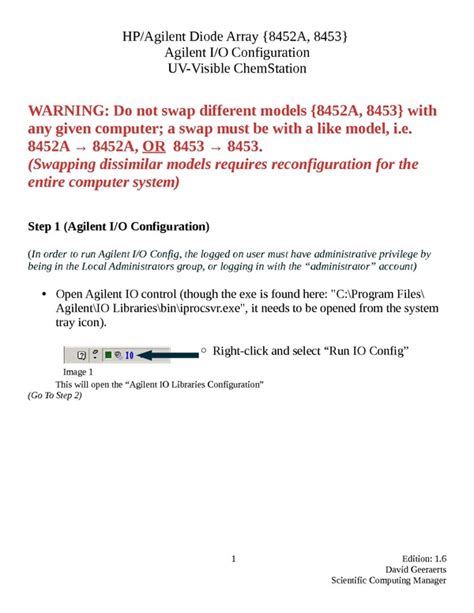Diode Array Manuals Help Wiki