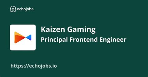 Kaizen Gaming Is Hiring Principal Frontend Engineer Greece Api