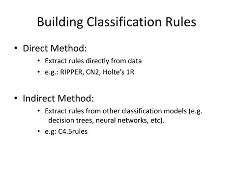 ppt ch5 data mining classification alternative techniques powerpoint