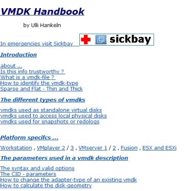 Виртуализация Справочник по VMDK дискам для платформ VMware