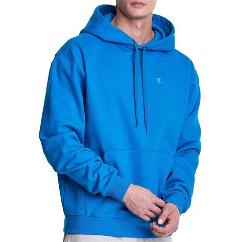 Champion Mens Super Fleece Cone Hood Embroidered Small C Logo Hoodie