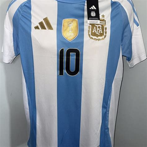 2025 Argentina Home Jersey Messi 10 Copa América Depop