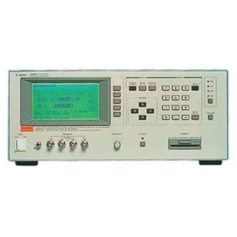 Agilent 4285A Lcr Meter Manual At Rita Block Blog