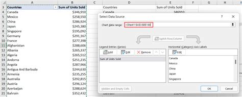How To Create An Excel Map Chart From Pivot Data Simple Steps