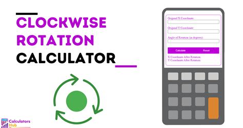 Clockwise Rotation Calculator Online